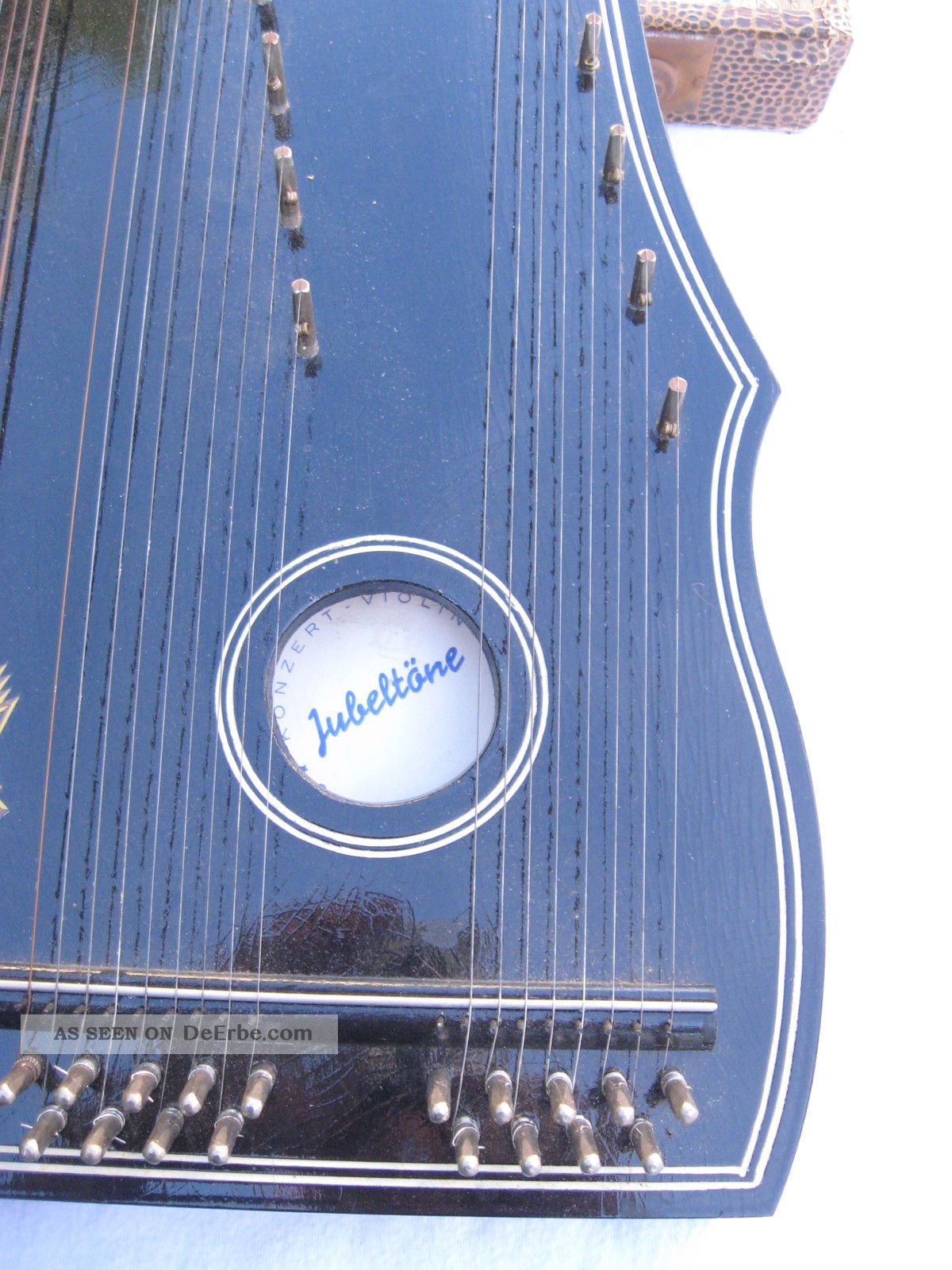 Alte Konzert Violin Harfe Max Lausmann Klingenthal In Sa. Harfenzither ...