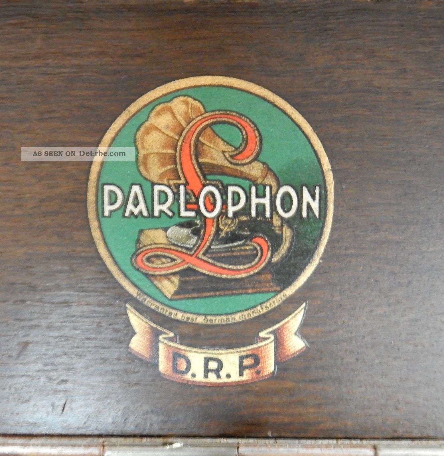 Tischgrammophon, Grammophon Parlophon, Spielbereit Restauriert Siehe ...