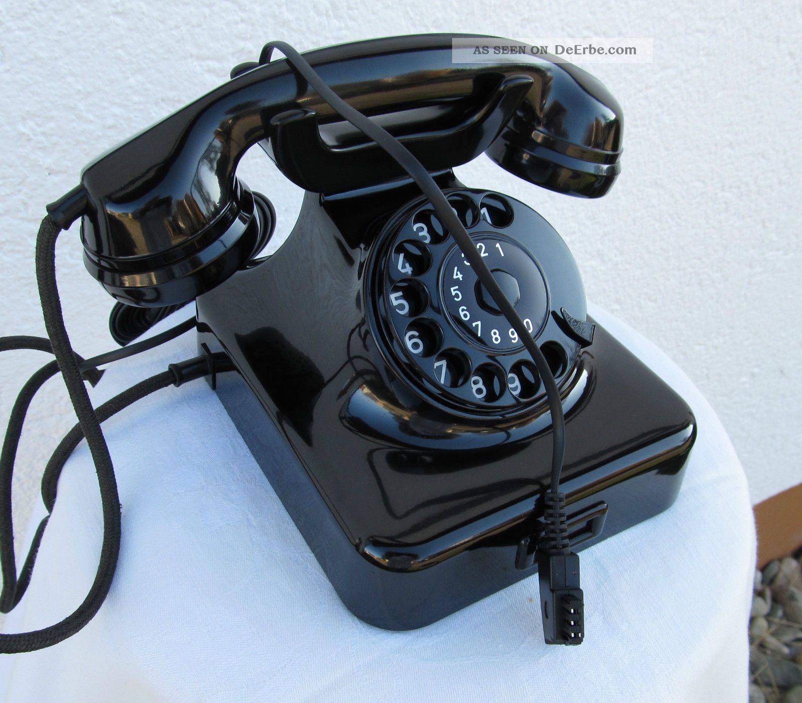 Telefon W48 Telephone Krone 1958 Bakelit Post Vintage Antik Luxus