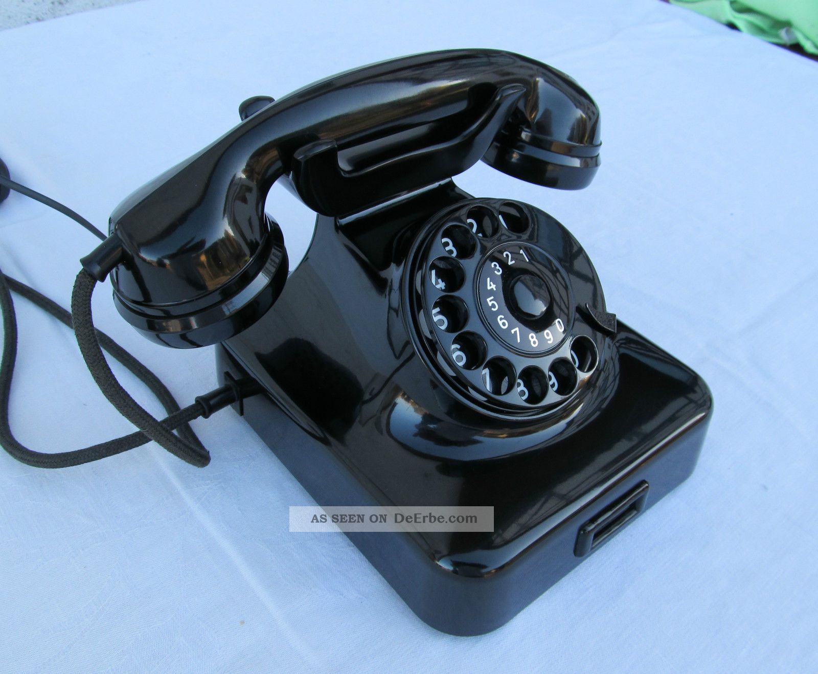 Telefon W48 Telephone Krone 1958 Bakelit Post Vintage Antik Luxus