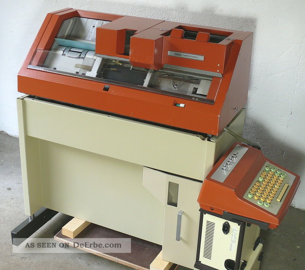 Juki 1300, Ncr 376 Lochkartenstanzer, Vintage Card - Punch, Ibm 029