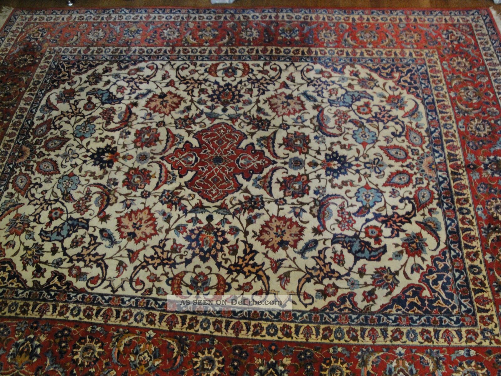 Perser Teppich (e. S. P. A. H. A. N) 340 X 260