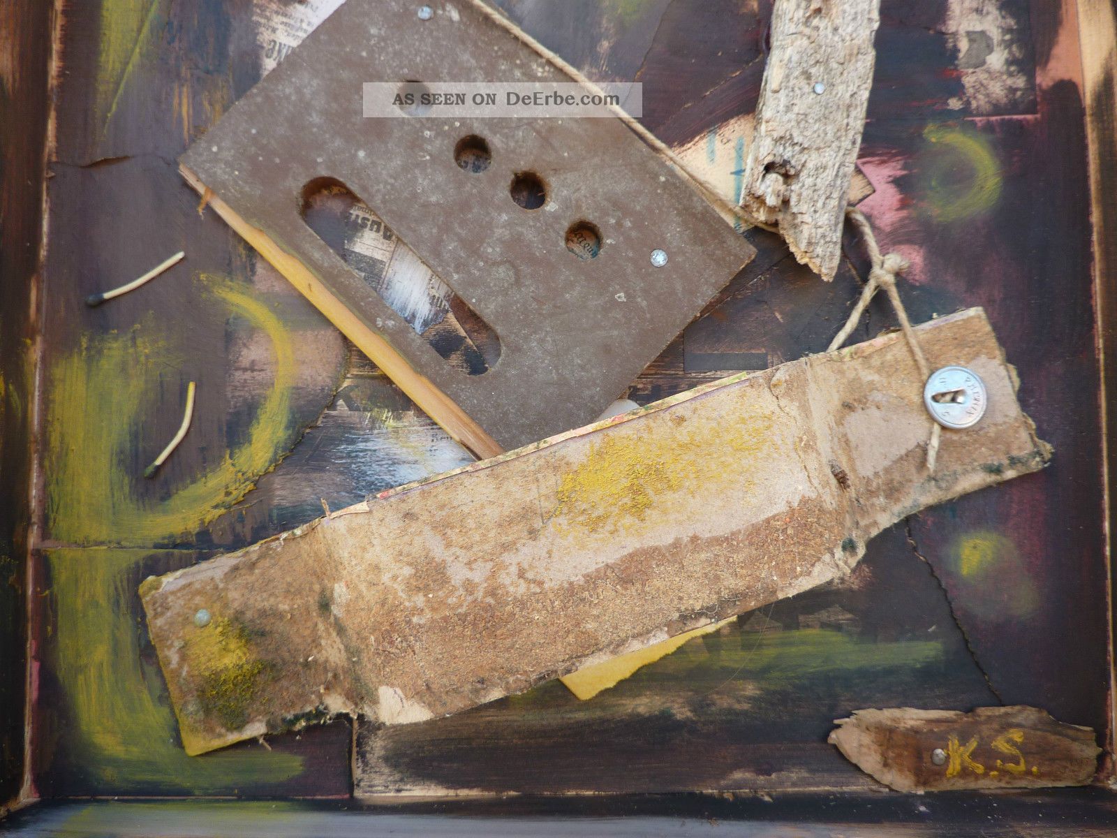Kurt Schwitters Merzbild Materialmix Relief Dadaismus Abstrakt Dada