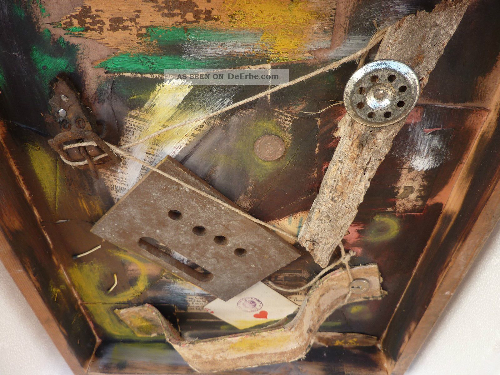 Kurt Schwitters Merzbild Materialmix Relief Dadaismus Abstrakt Dada