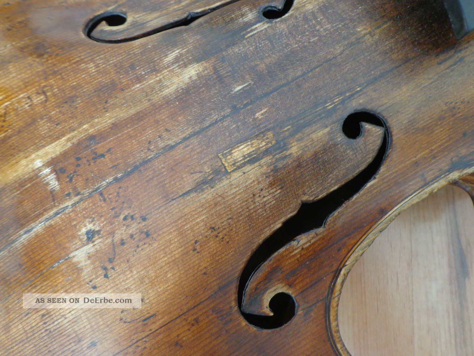 4/4 Geige Violine Sehr Alt Mit Zettel Jacobus Stainer