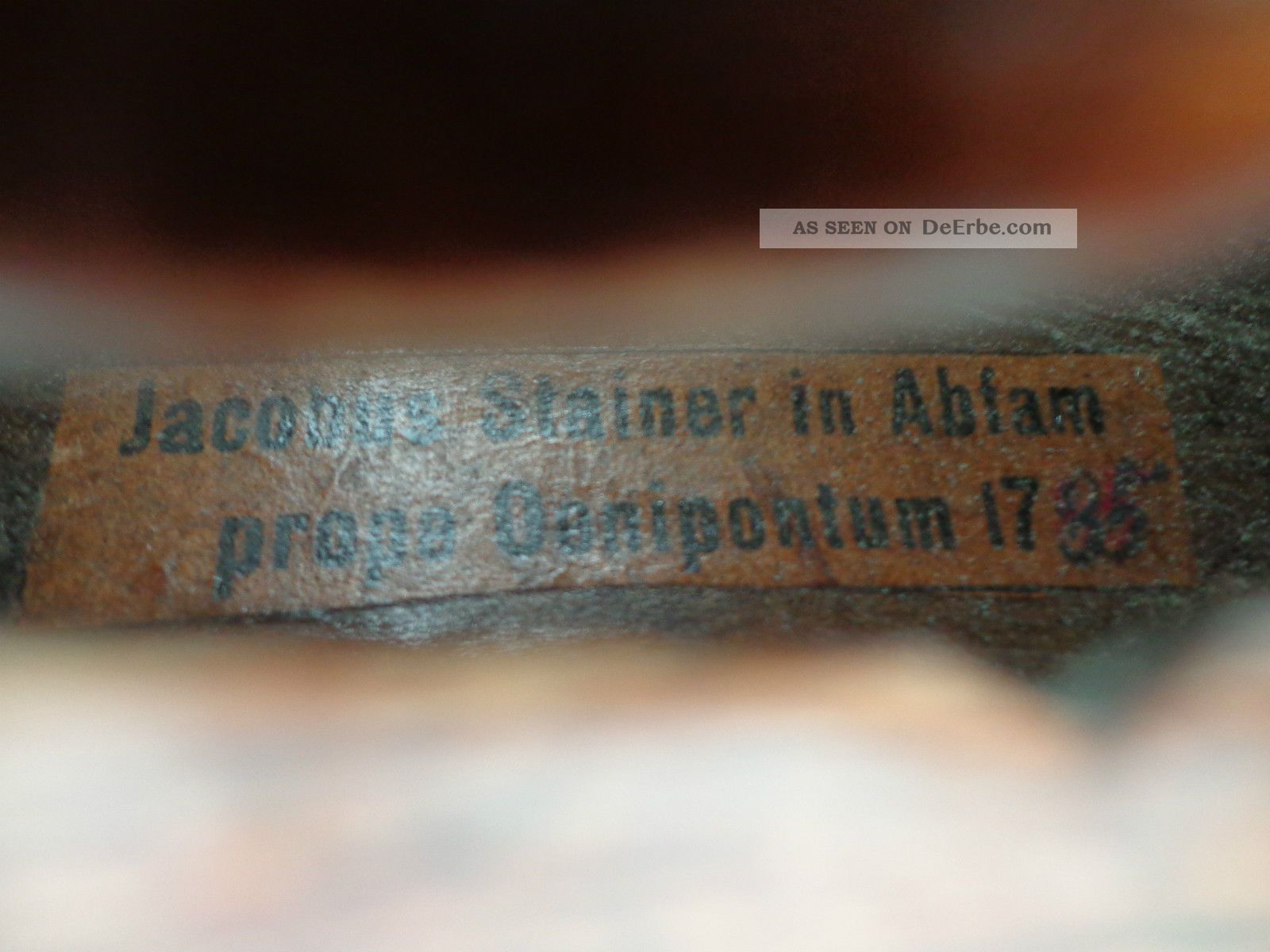 4/4 Geige Violine Sehr Alt Mit Zettel Jacobus Stainer