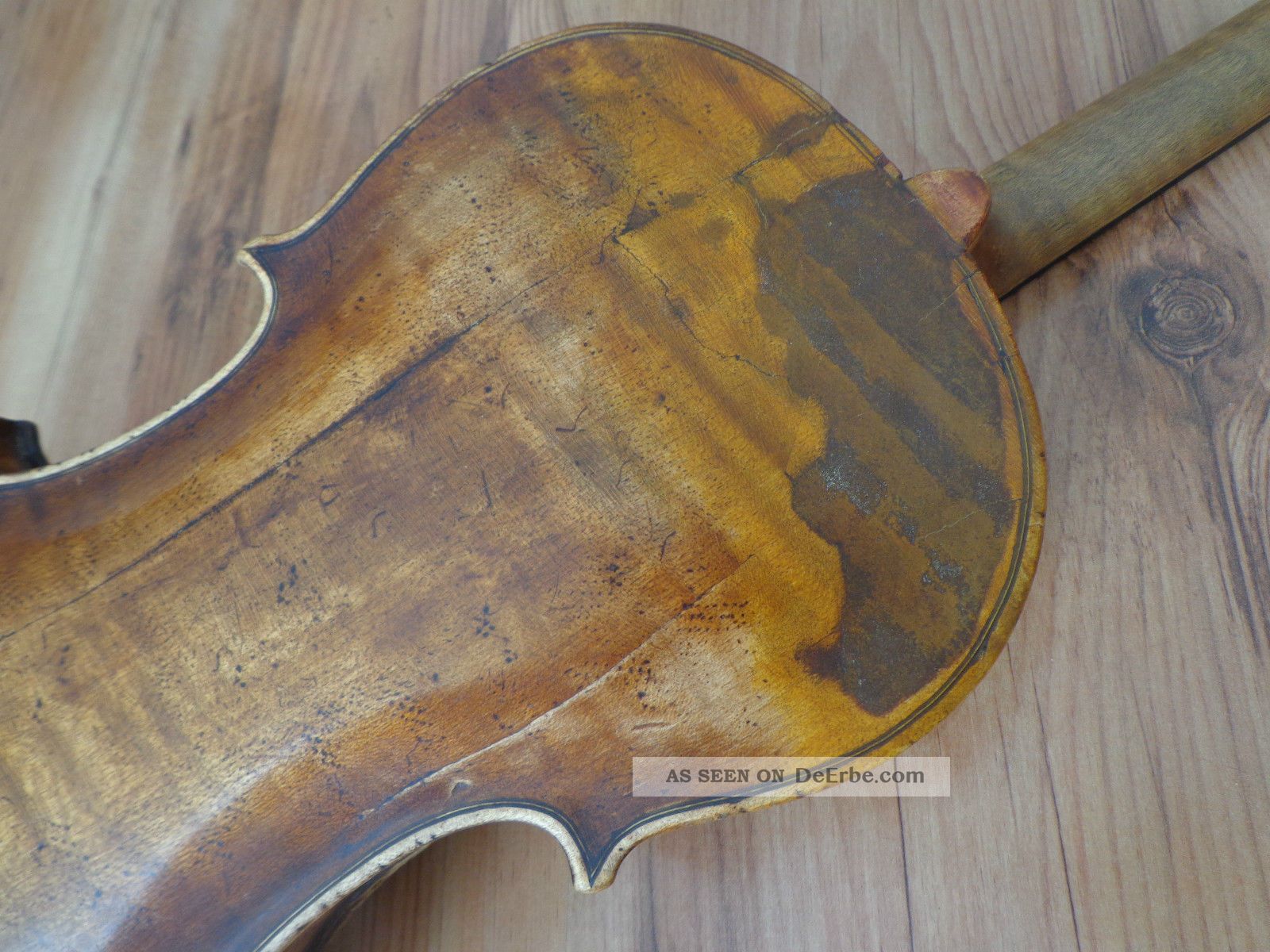 4/4 Geige Violine Sehr Alt Mit Zettel Jacobus Stainer