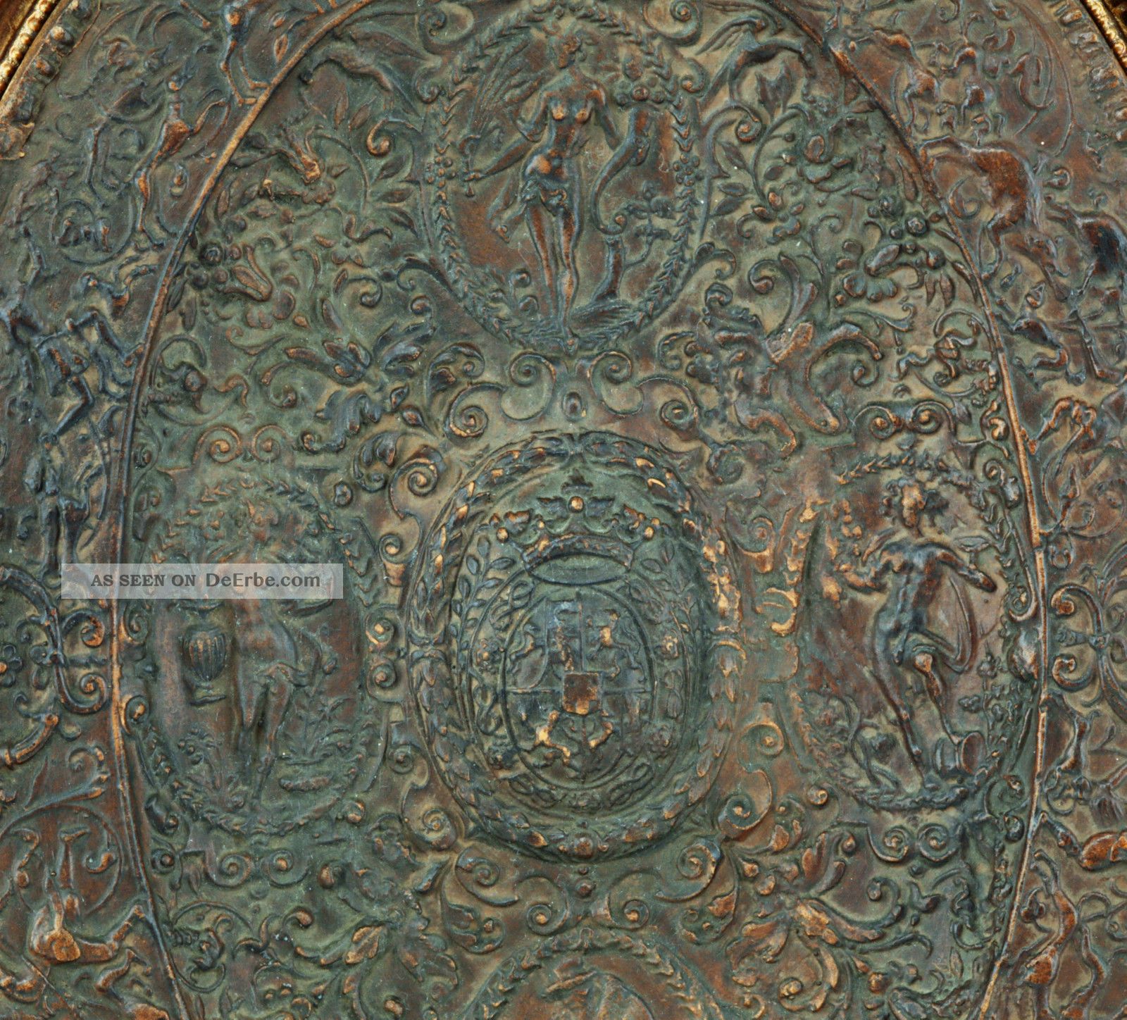 Große Barocke Jagdszene Holz Relief 1750 Vier Jahreszeiten