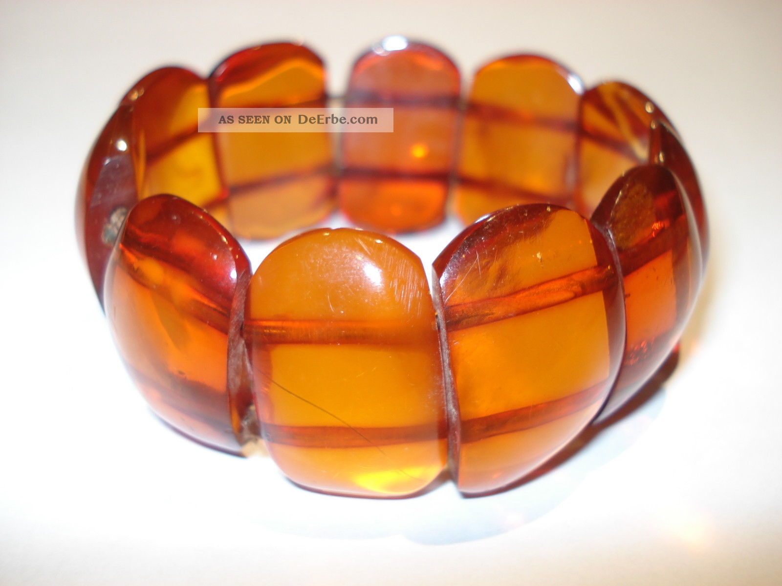 Altes Bernstein Armband Bracelet Amber Honig 25g Old 手镯