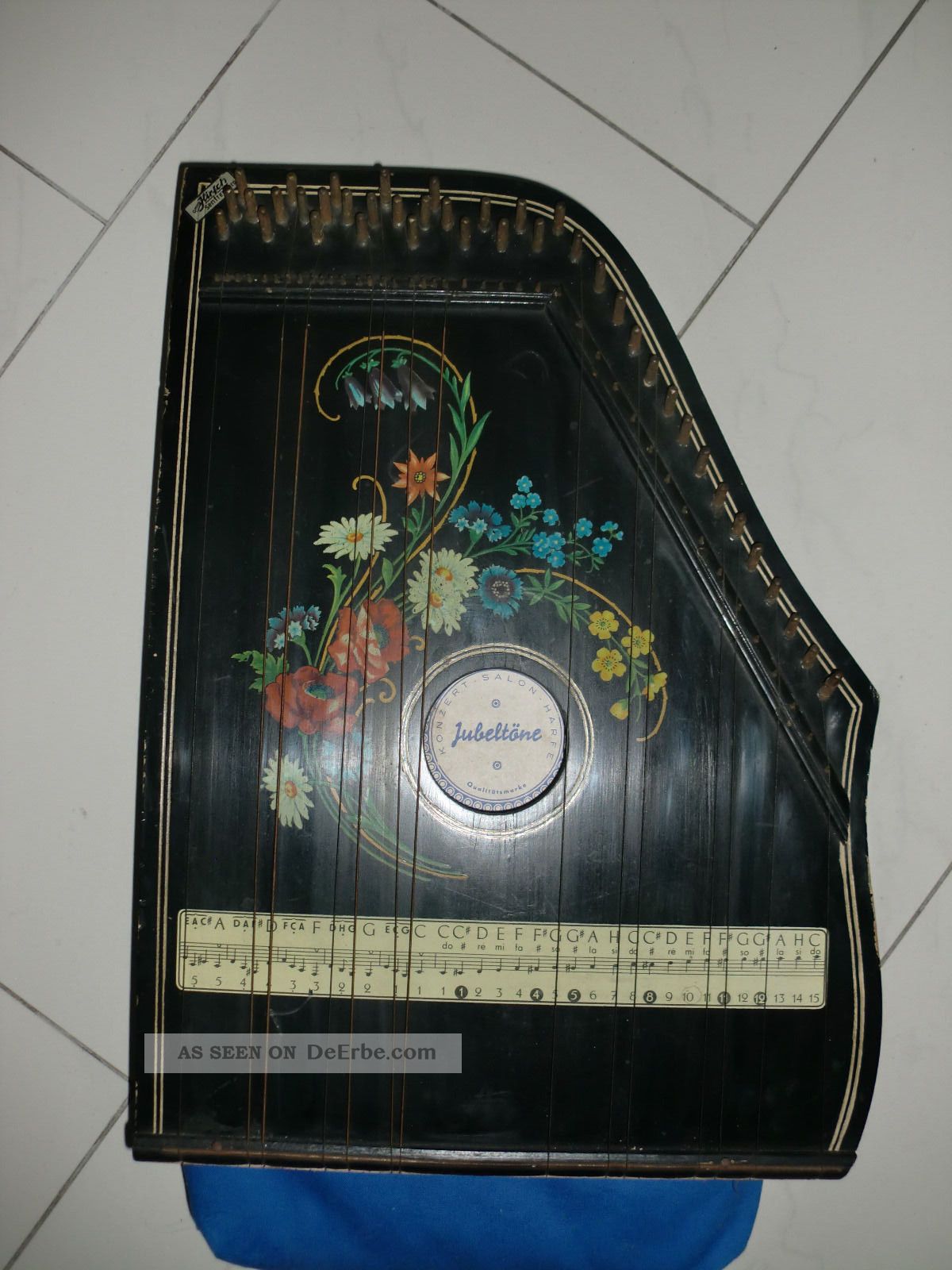 Alte Zither Zitter Jubeltöne Georg Hirsch Senftenberg
