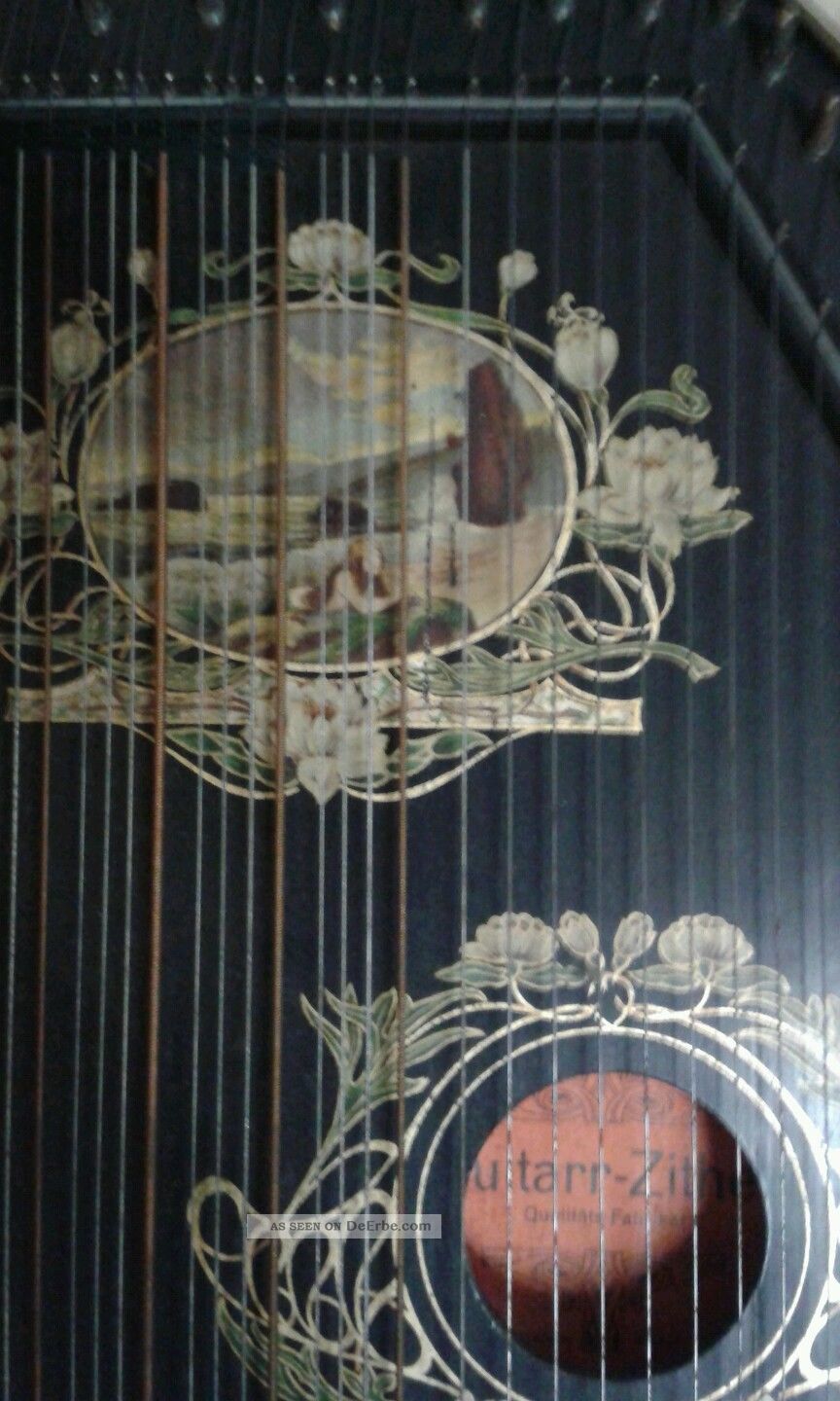 Originalzustand Alte Zitter Mit Noten