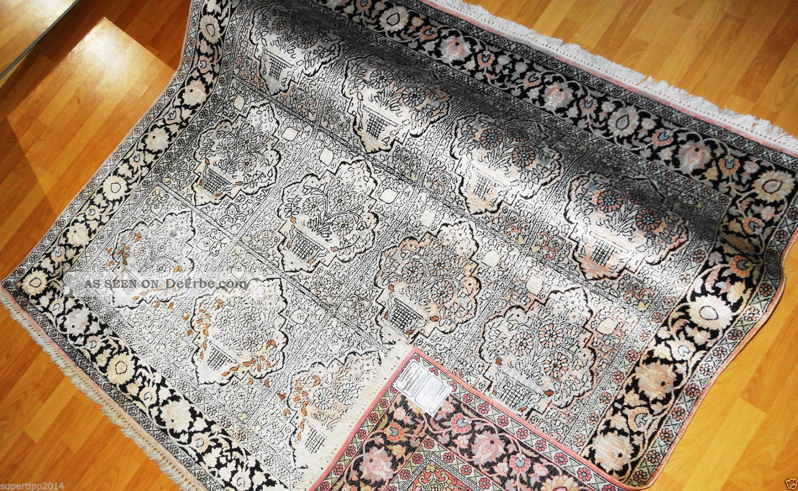 Seide - Kaschmir Echte Handgeknüpfte - Teppich Top/ware - Rug - Tappeto ...