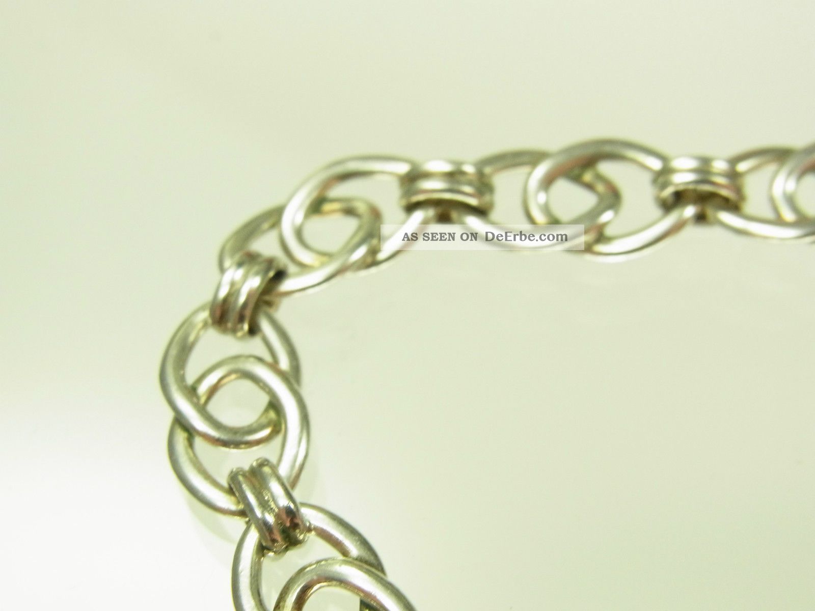 Schönes Art - Deco Designer Collier 800 Silber Handarbeit Um 1940