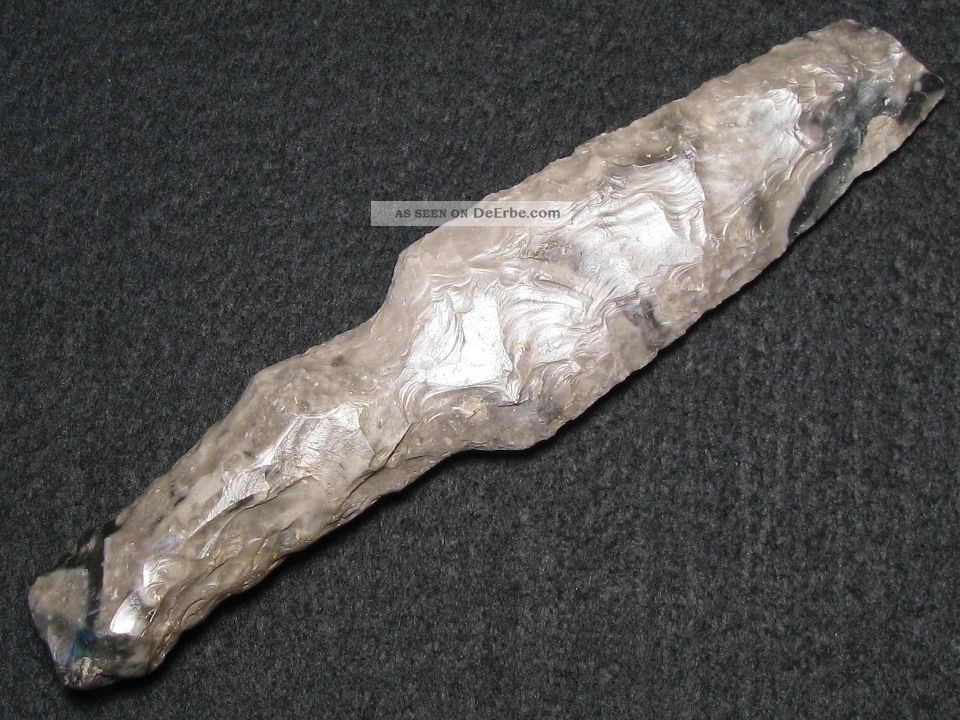 4000j. A: Herausragend Dolch 172mm Feuerzeug Steinzeit Neolithikum ...