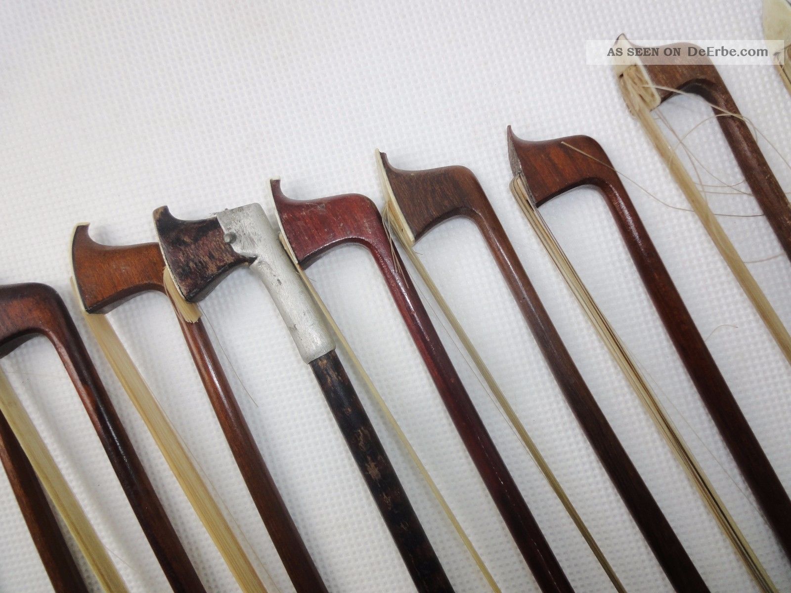 Interessantes Konvolut Alter Geigenbögen Geigenbogen Bogen Vor/ Nach 1900