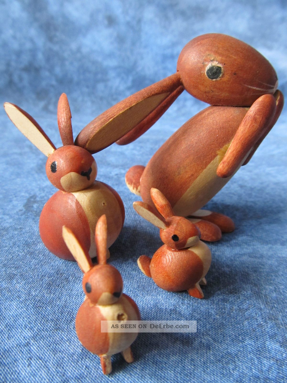 Erzgebirge, Max Dittmann, Hase Hasen, Hasenfamilie, 4