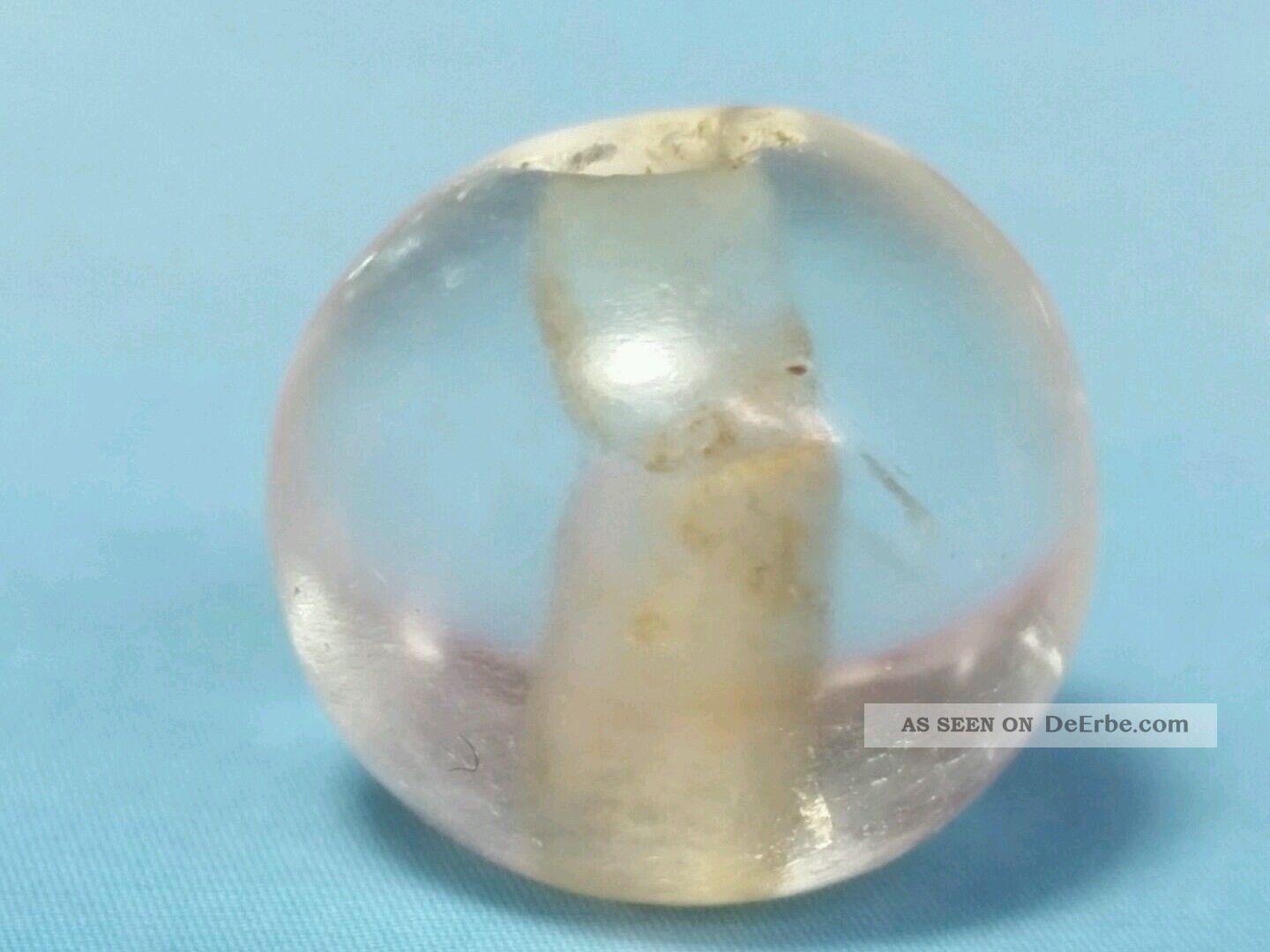 Ancient Beads, Rare Ancient Rock Crystal Quartz Bead.