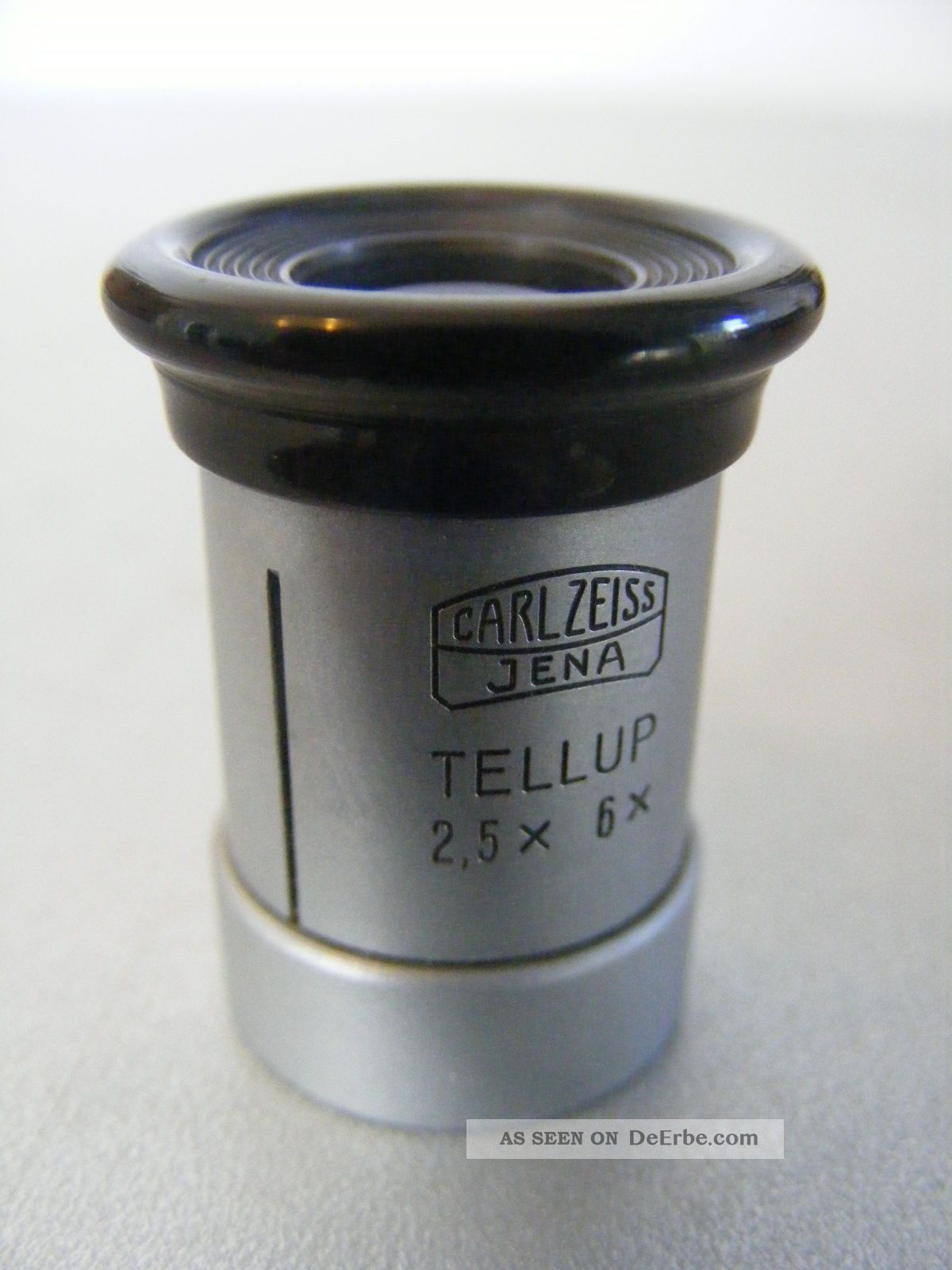 Lupe Carl Zeiss Jena Tellup 2, 5x 6x Mit Holz Hülle