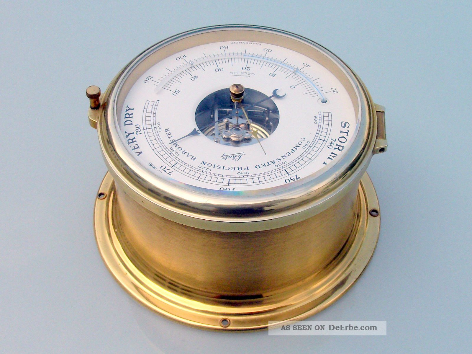 1 Schatz Schiffsbarometer Compensated Precision Barometer Marine