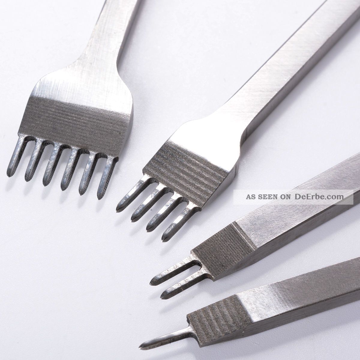 3mm Prongs Leder Werkzeug Leather Craft Stitching Lacing Chisel Punch ...