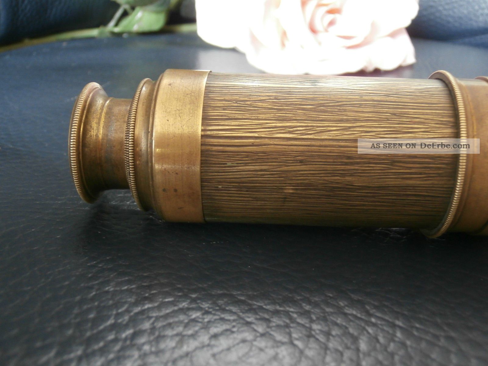 Vintage Antikes Teleskop Fernrohr Messing Brass Telescope Marke Otto