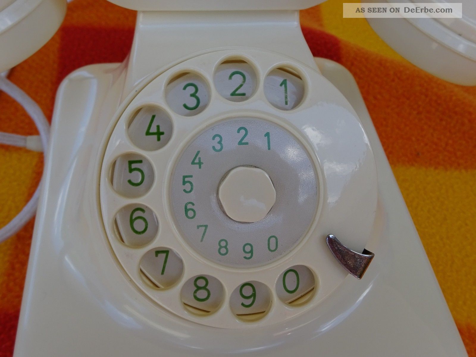 Telefon W48 Telephone Elfenbein Krone 1962 Antik W48 Telefono Post 100 ...