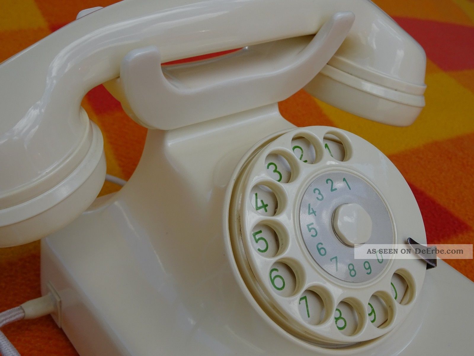 Telefon W48 Telephone Elfenbein Krone 1962 Antik W48 Telefono Post 100 ...