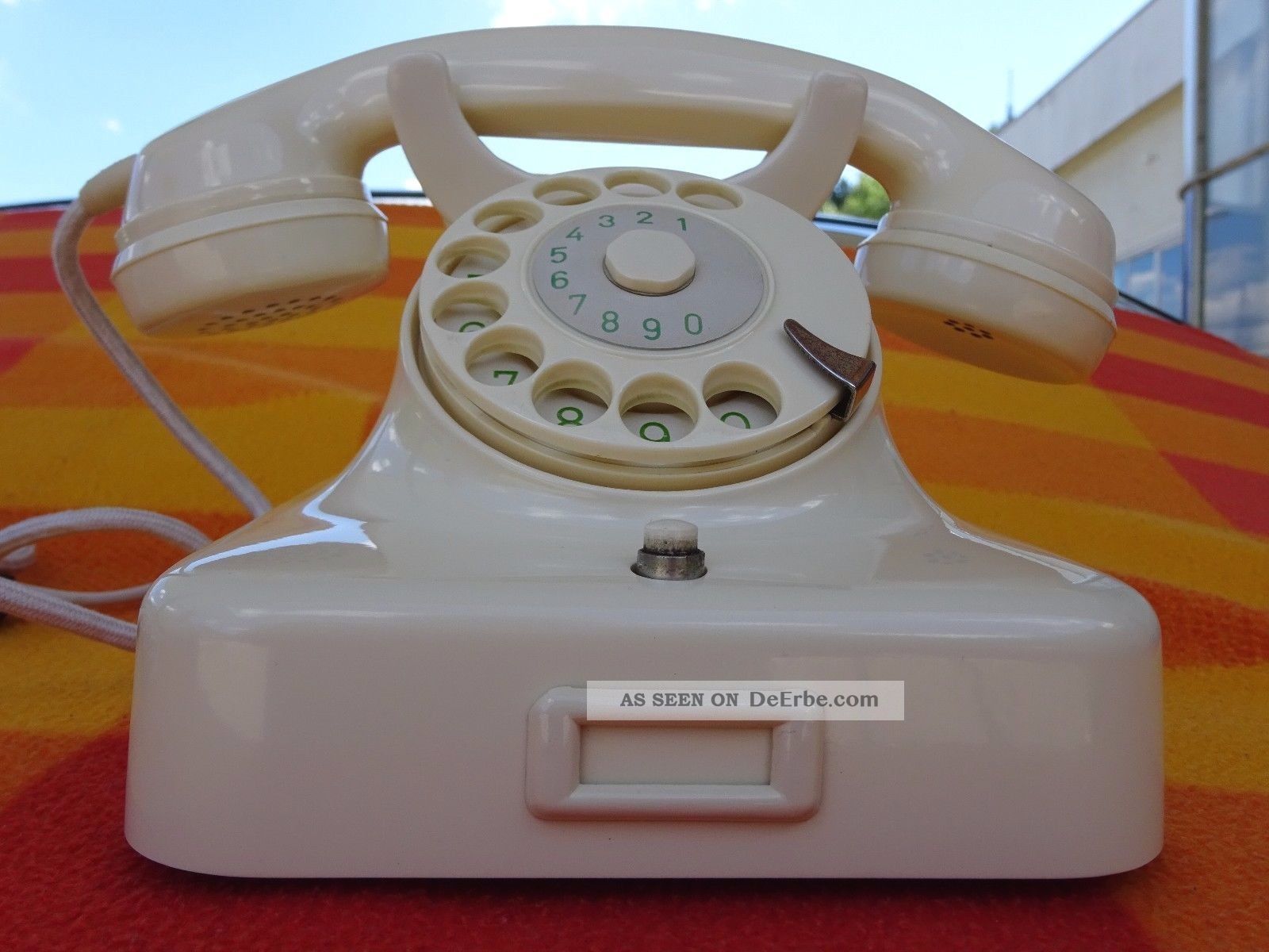 Telefon W48 Telephone Elfenbein Krone 1962 Antik W48 Telefono Post 100 ... Telefon W48 Telephone Elfenbein Krone 1962 Antik W48 Telefono Post 100 ...