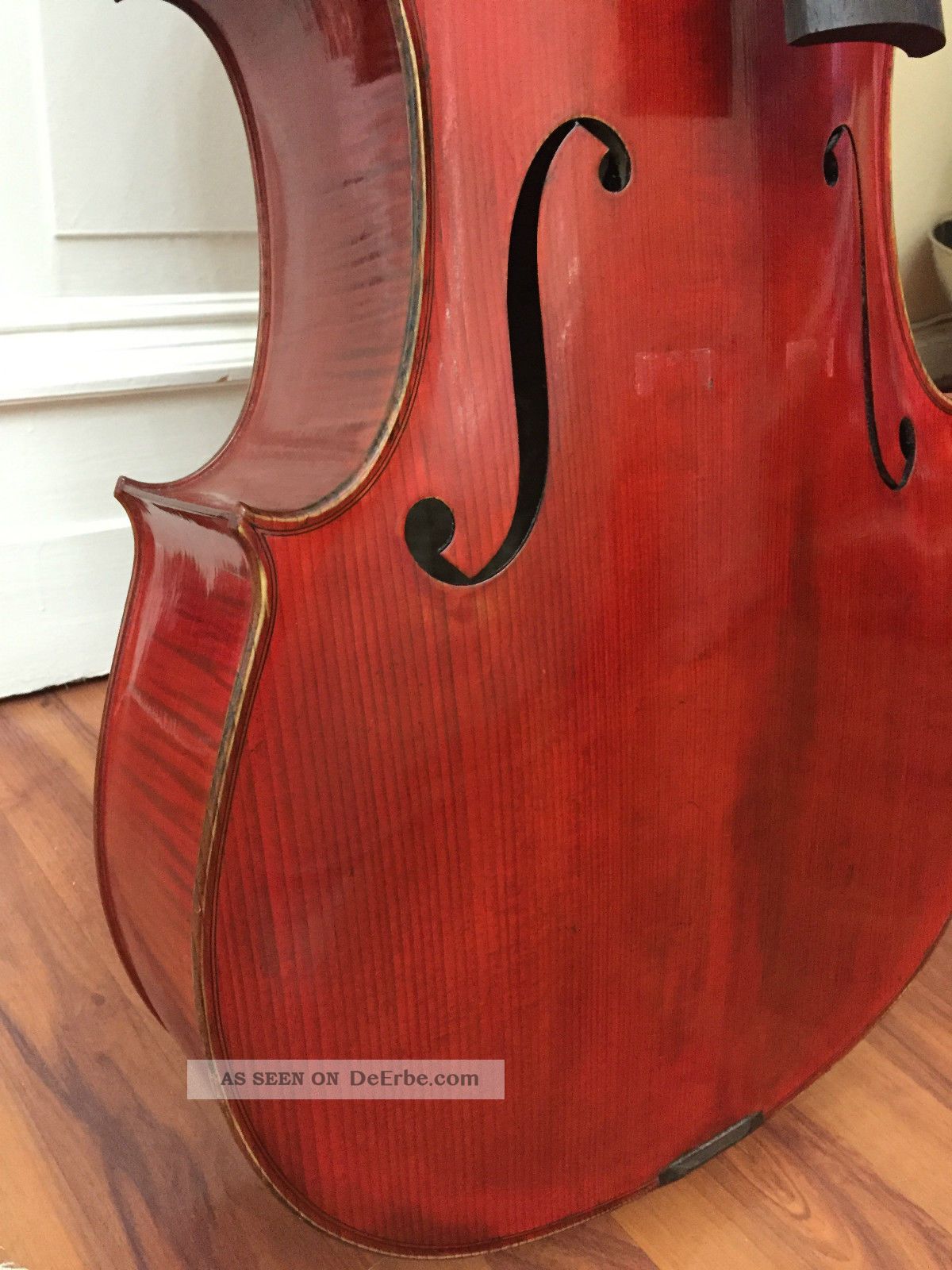 Handmade 4/4 Cello French Red Europäisches Violoncello Handgefertigt