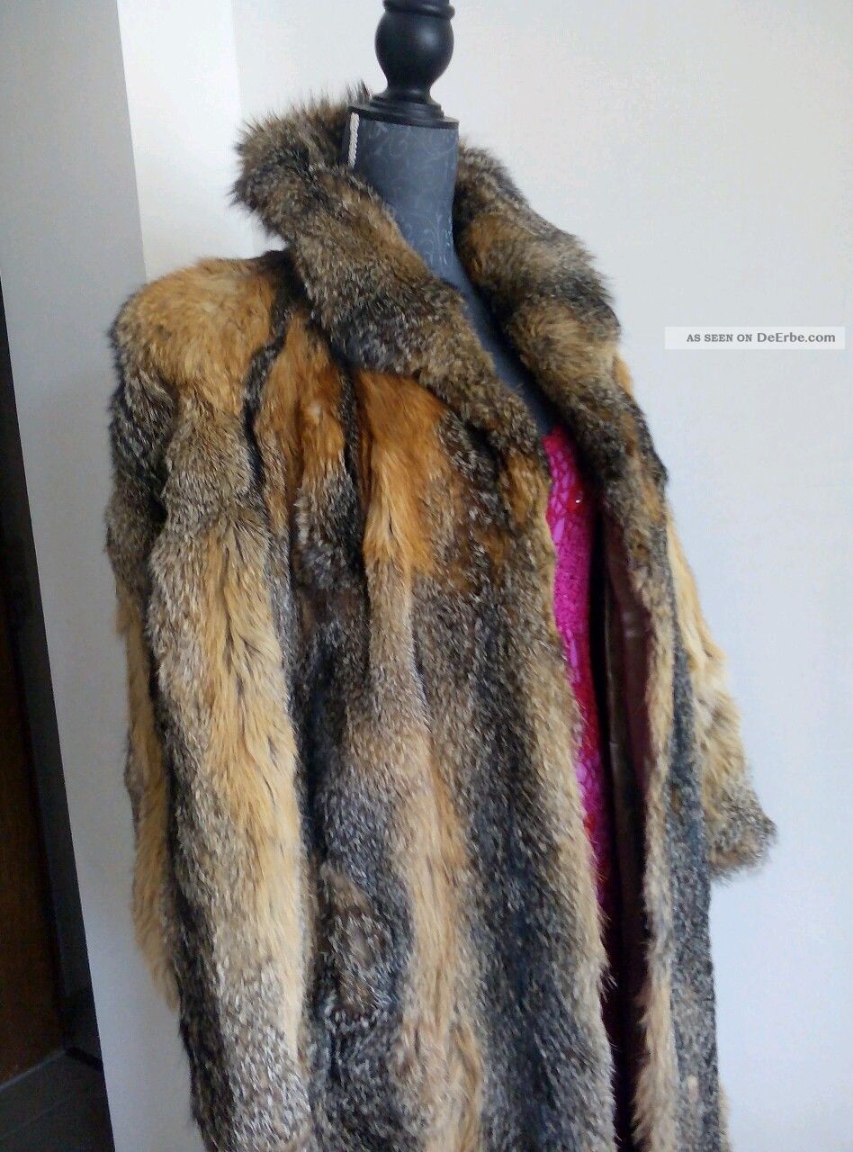 Luxus Pelzmantel Mantel Pelz Fox Fuchs Gr. 40 42 44