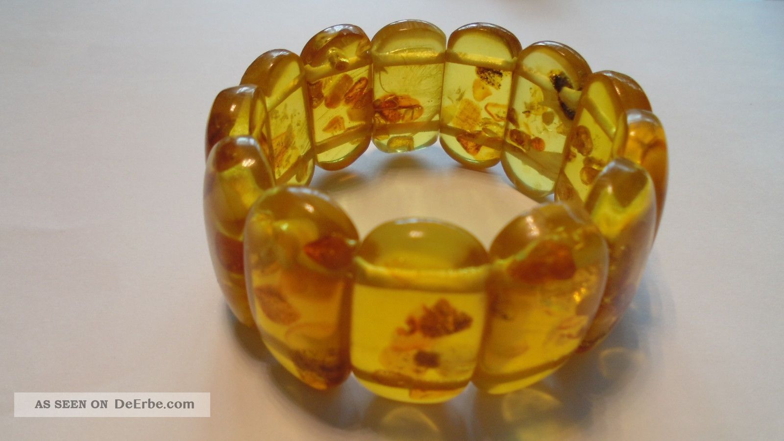 1746 Stretch Bakelit Bernstein Amber Armband Bracelet 39, 20 Gramm