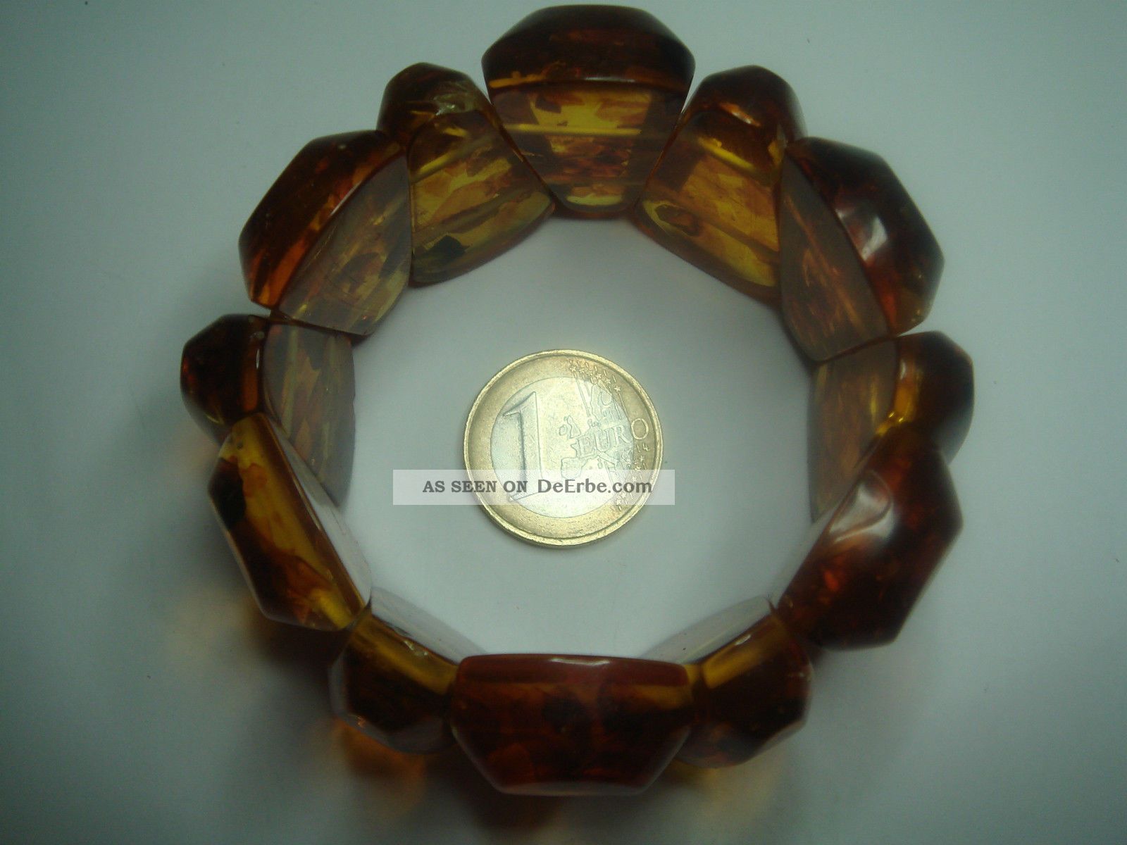 Antikes Bakelit Bernstein Amber Stretch Armband Bracelet 74, 3 Gramm