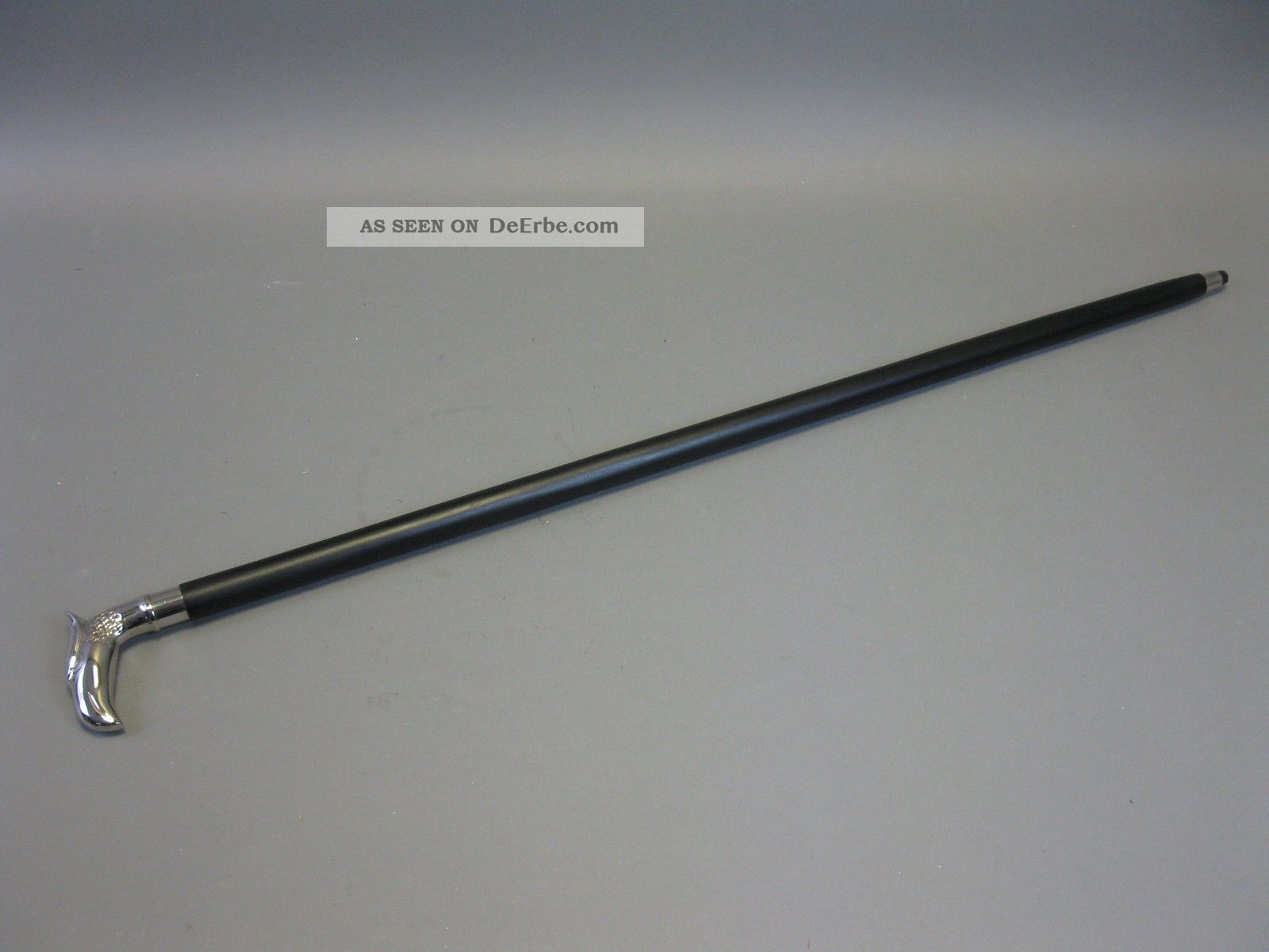 Holz Spazierstock Gehstock Wanderstock Walking Stick Silbern Adler 93cm