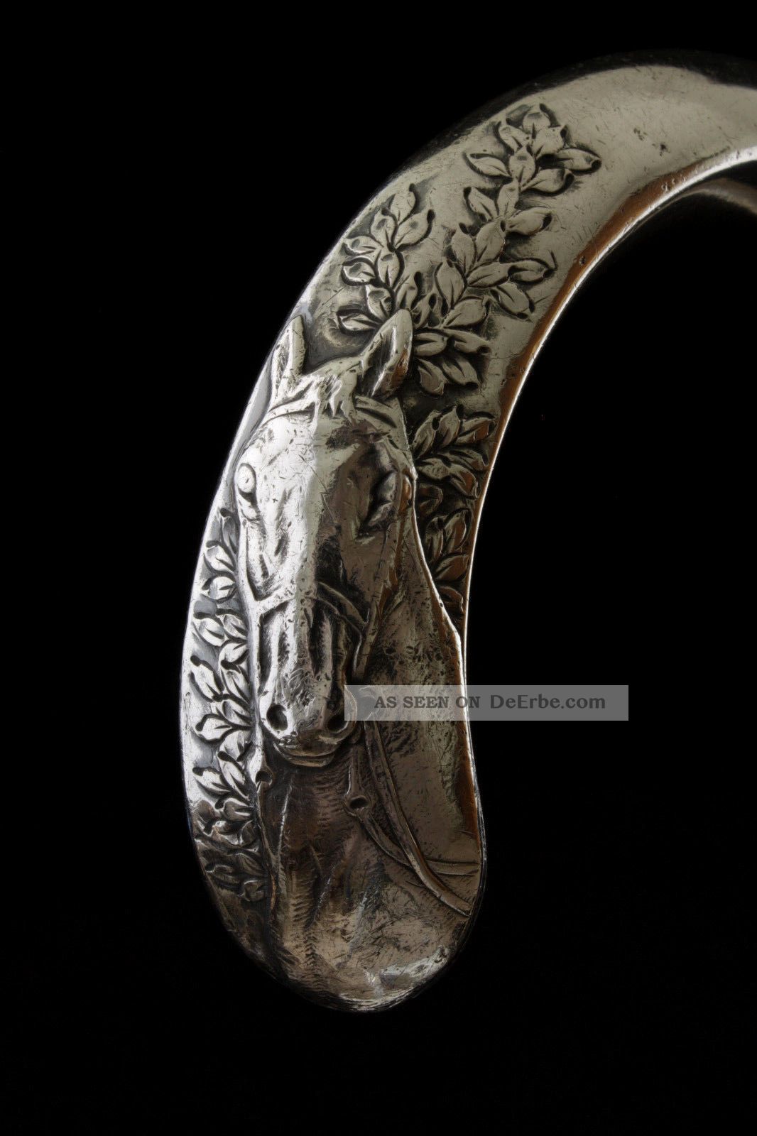 Alter Spazierstock - 800 - Pferd - Jugendstil - Dandy Stick - Flanierstock