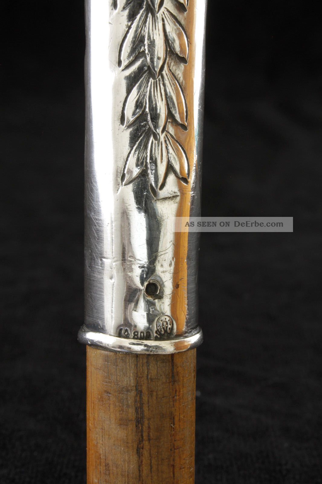 Alter Spazierstock - 800 - Pferd - Jugendstil - Dandy Stick - Flanierstock