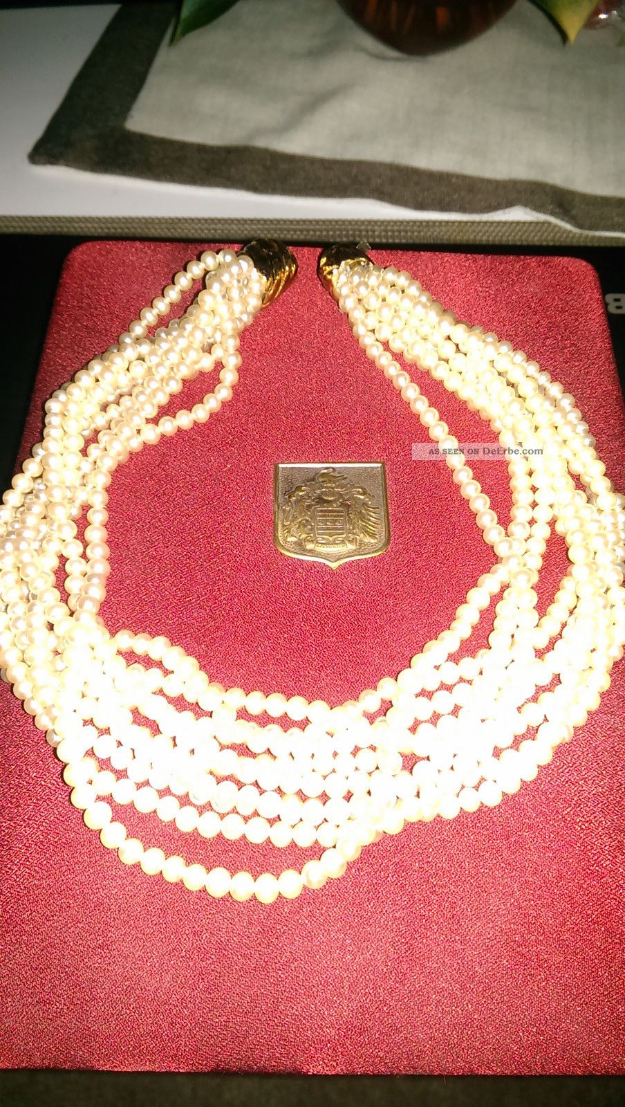 Majorica - Perlen, Zuchtperlen, 9 Reihige Kette Und 6 Reihiges Armband, Top