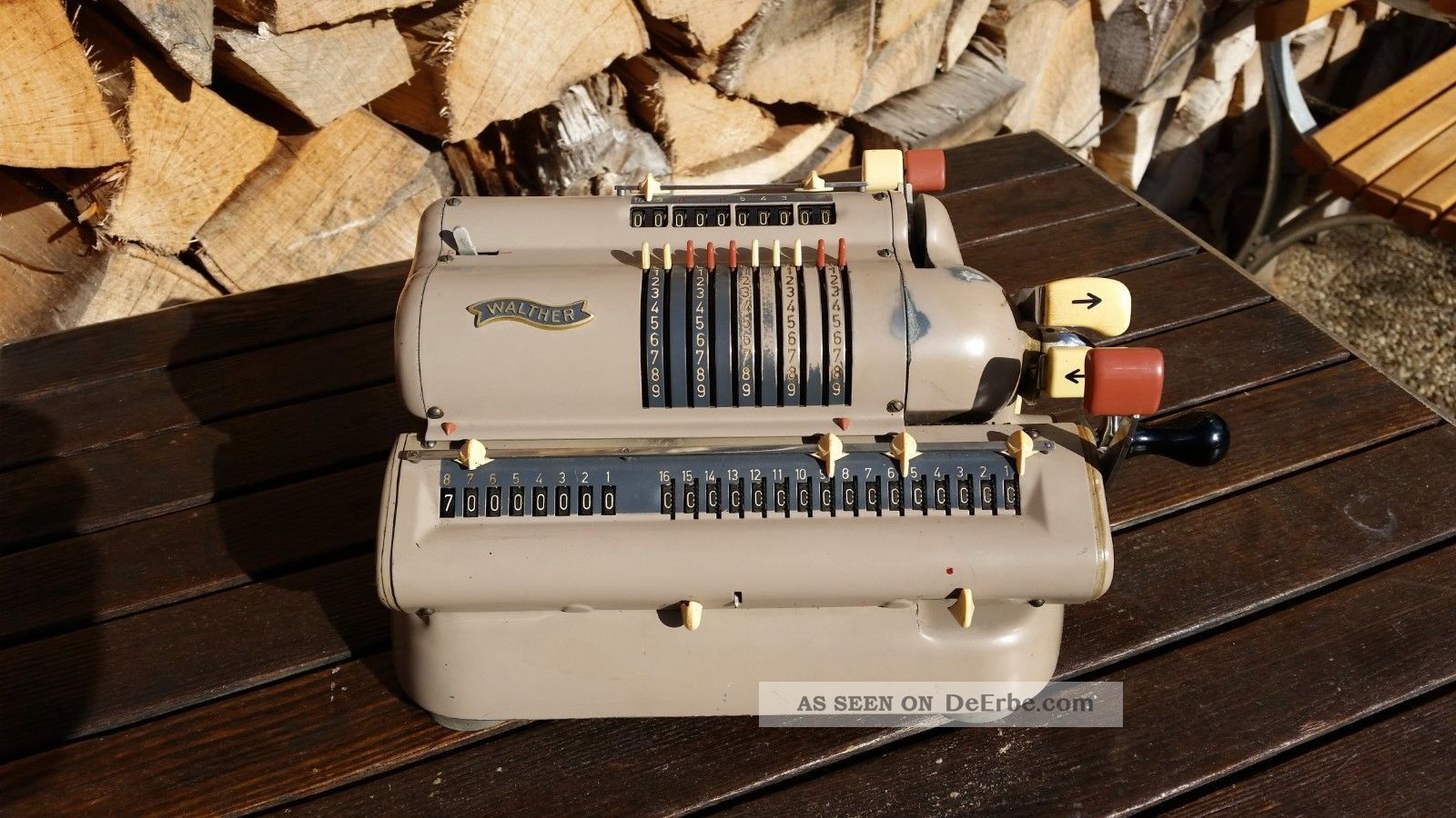 Computer Adding Machine Rechenmaschine Walther Wsr 160 Mechanik ...