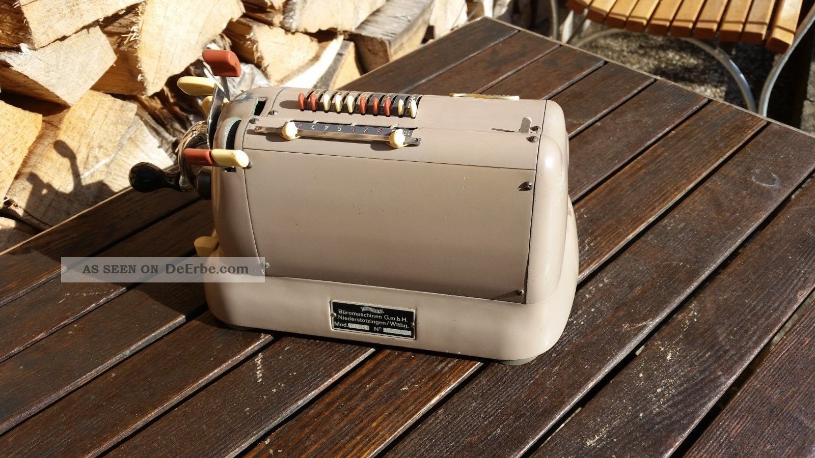Computer Adding Machine Rechenmaschine Walther Wsr 160 Mechanik ...