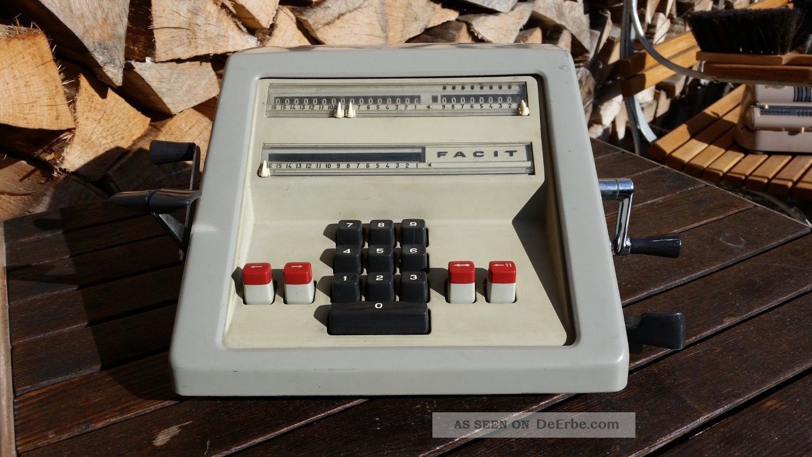 Computer Adding Machine Rechenmaschine Facit Cm2 - 16 Mechanik ...