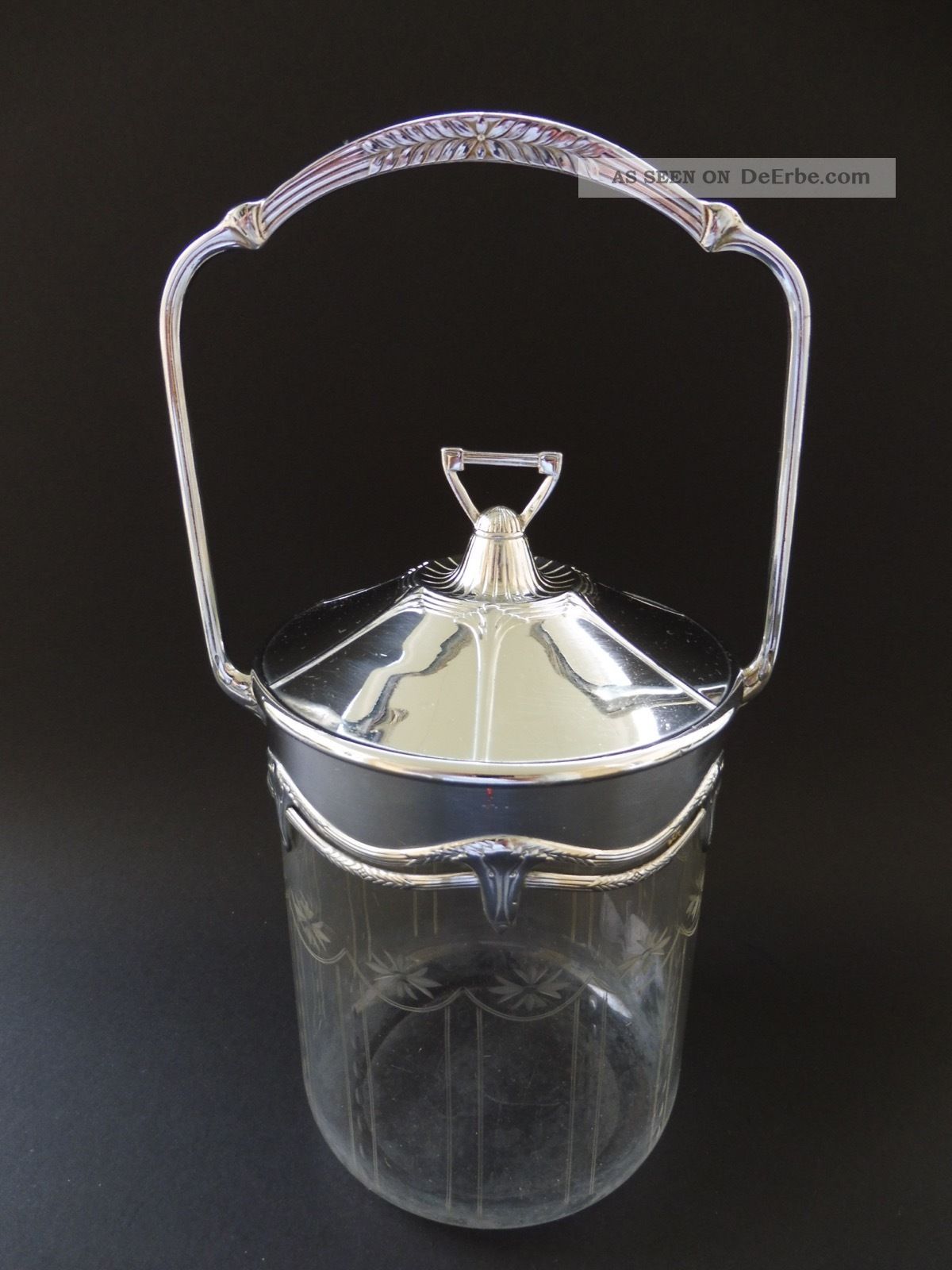 :: Große Wmf Jugendstil Keks Dose Biskuit Box Floral Art Nouveau ...